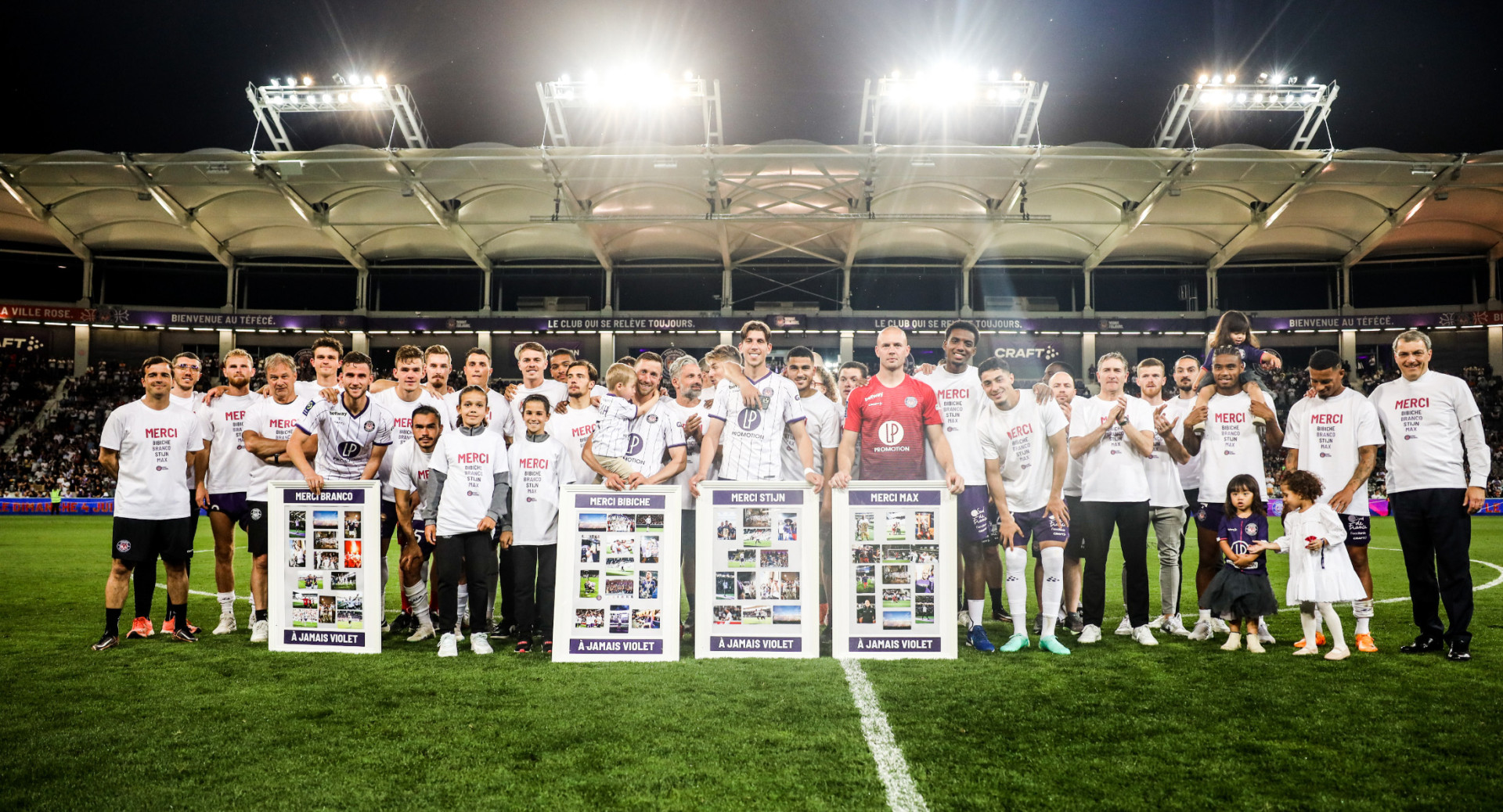 La dernière journée au Stadium de Brecht, Branco, Stijn et Max ...