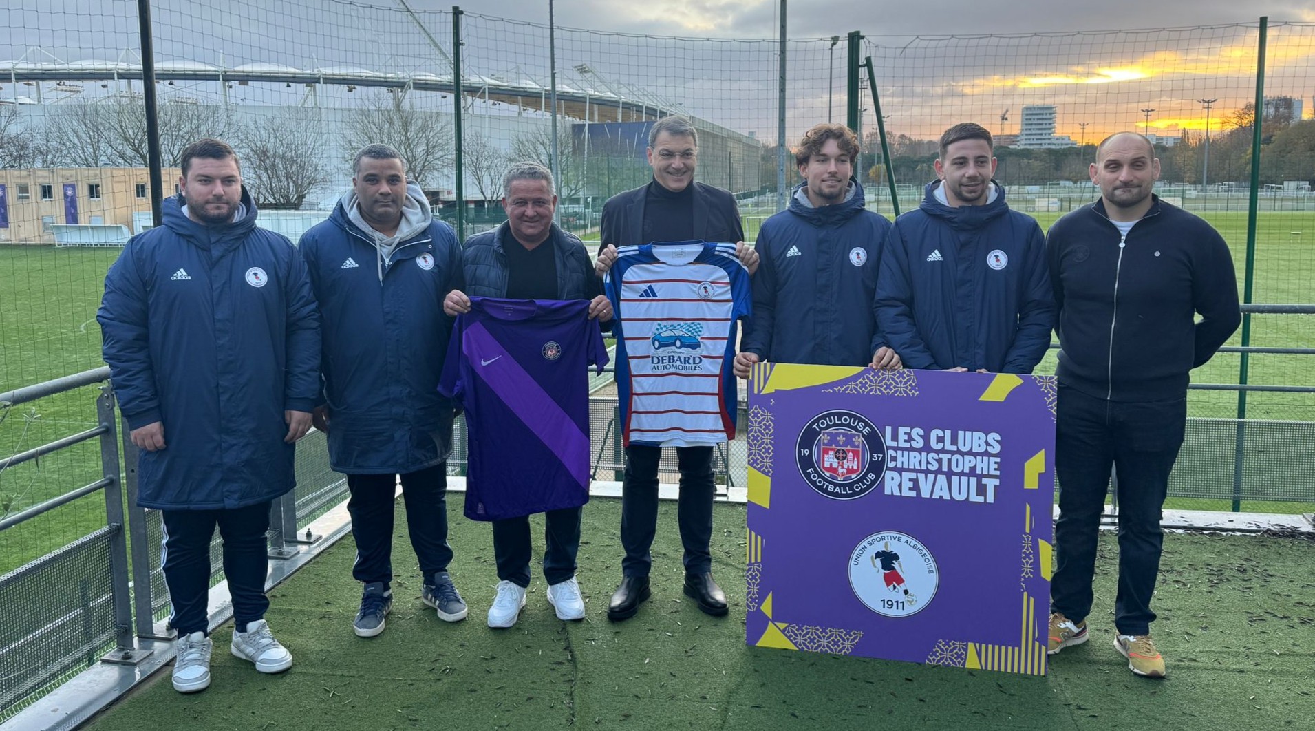 Immersion avec les éducateurs de l’US Albi qui ont passé une journée au ...