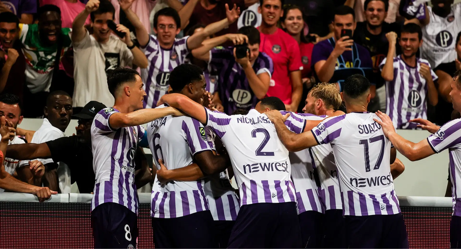 Le groupe pour Strasbourg/TéFéCé, 3ème journée de Ligue 1 Uber Eats ...