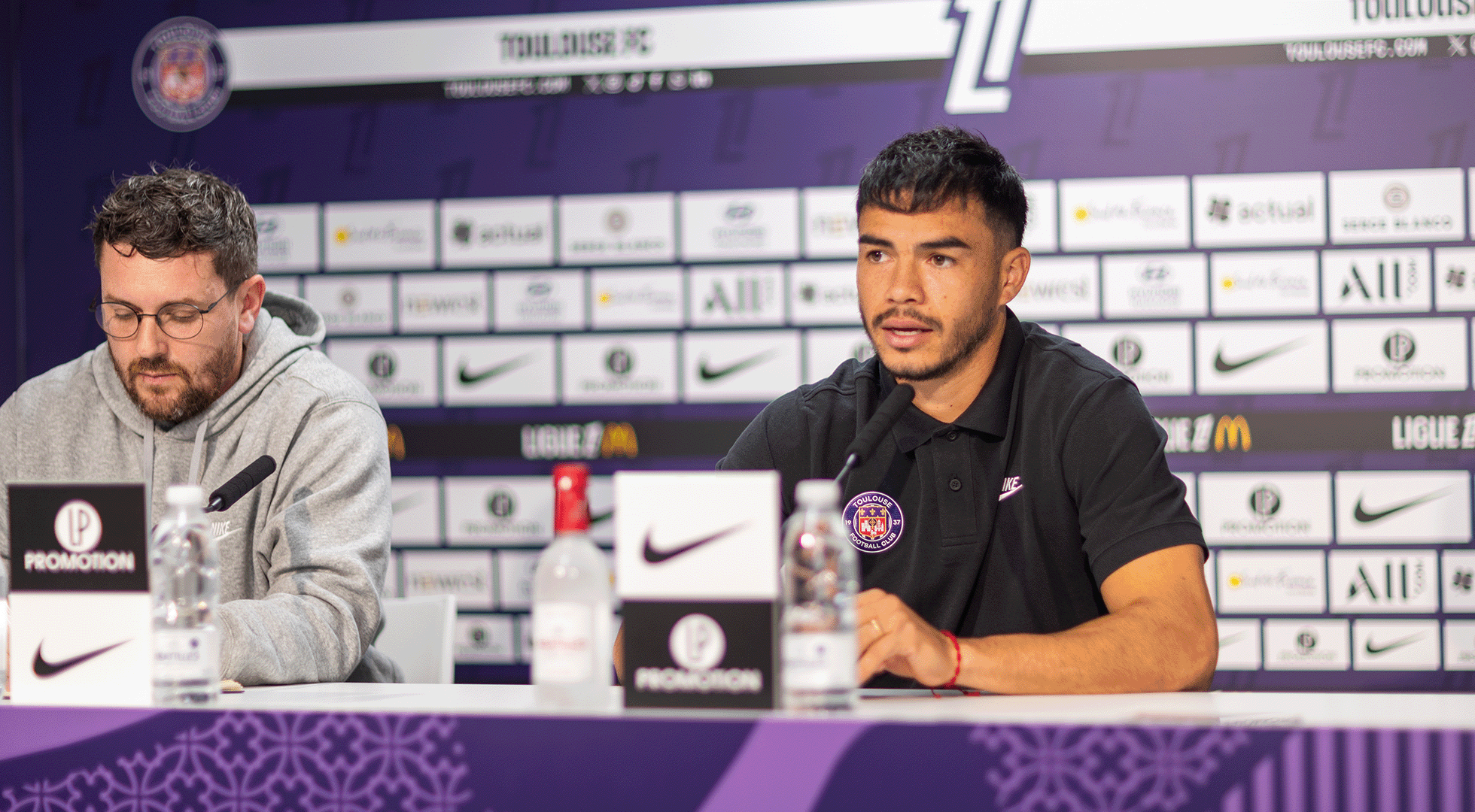 La conférence de presse de Gaby Suazo avant TéFéCé/OL - Toulouse FC