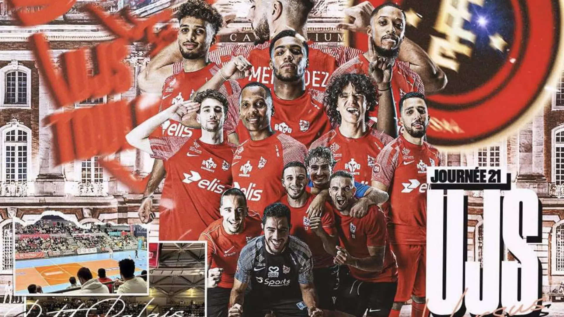 Venez encourager l'UJS Toulouse au Petit Palais des Sports samedi à 16h ...