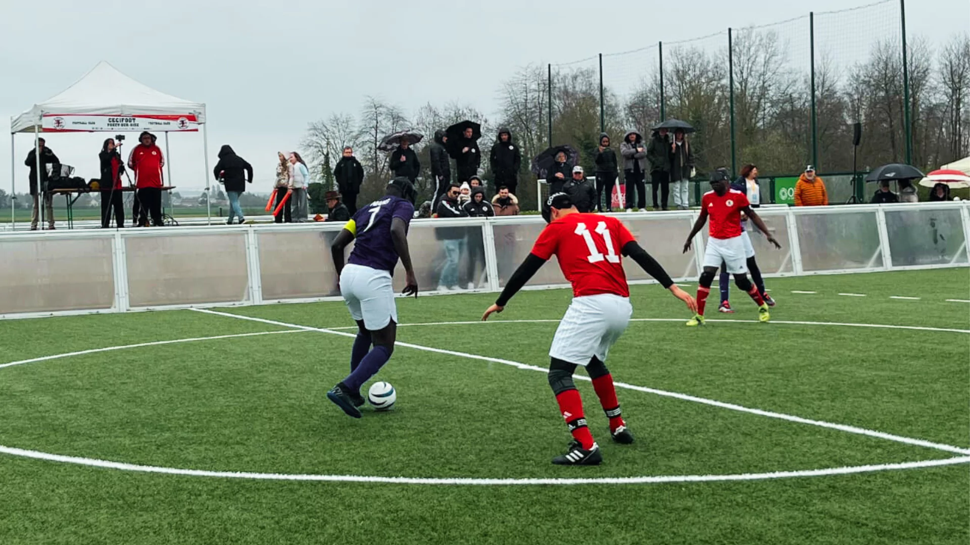 Cécifoot au Stadium le 05 avril 2025 - Toulouse FC