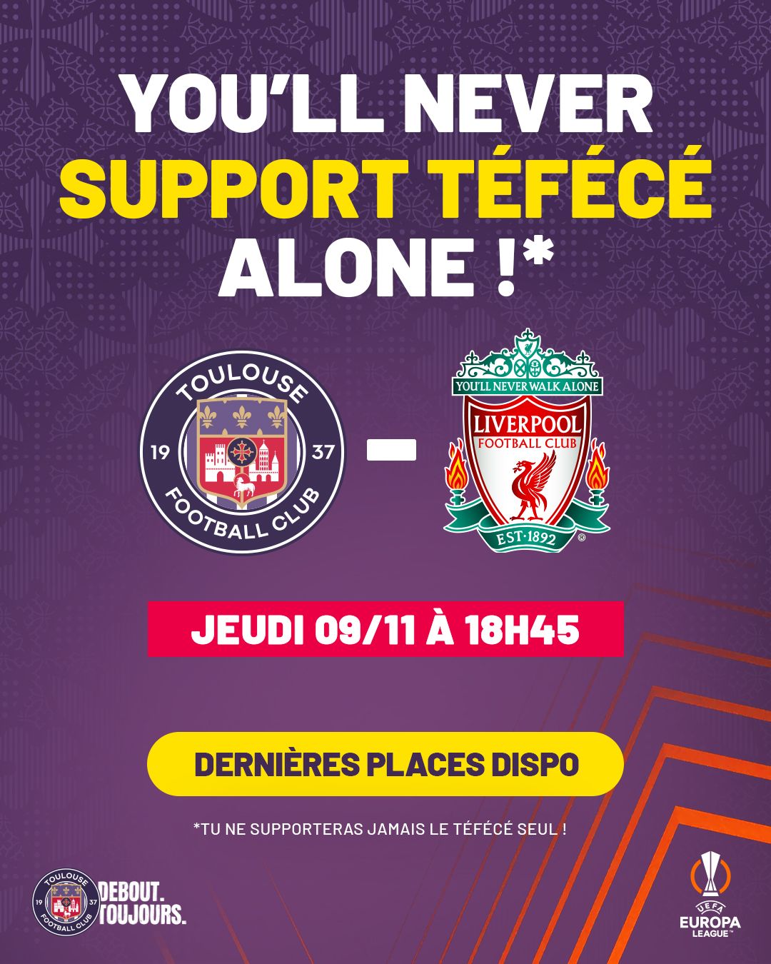 TéFéCé/Liverpool : ouverture de la billetterie le vendredi 6 novembre à ...