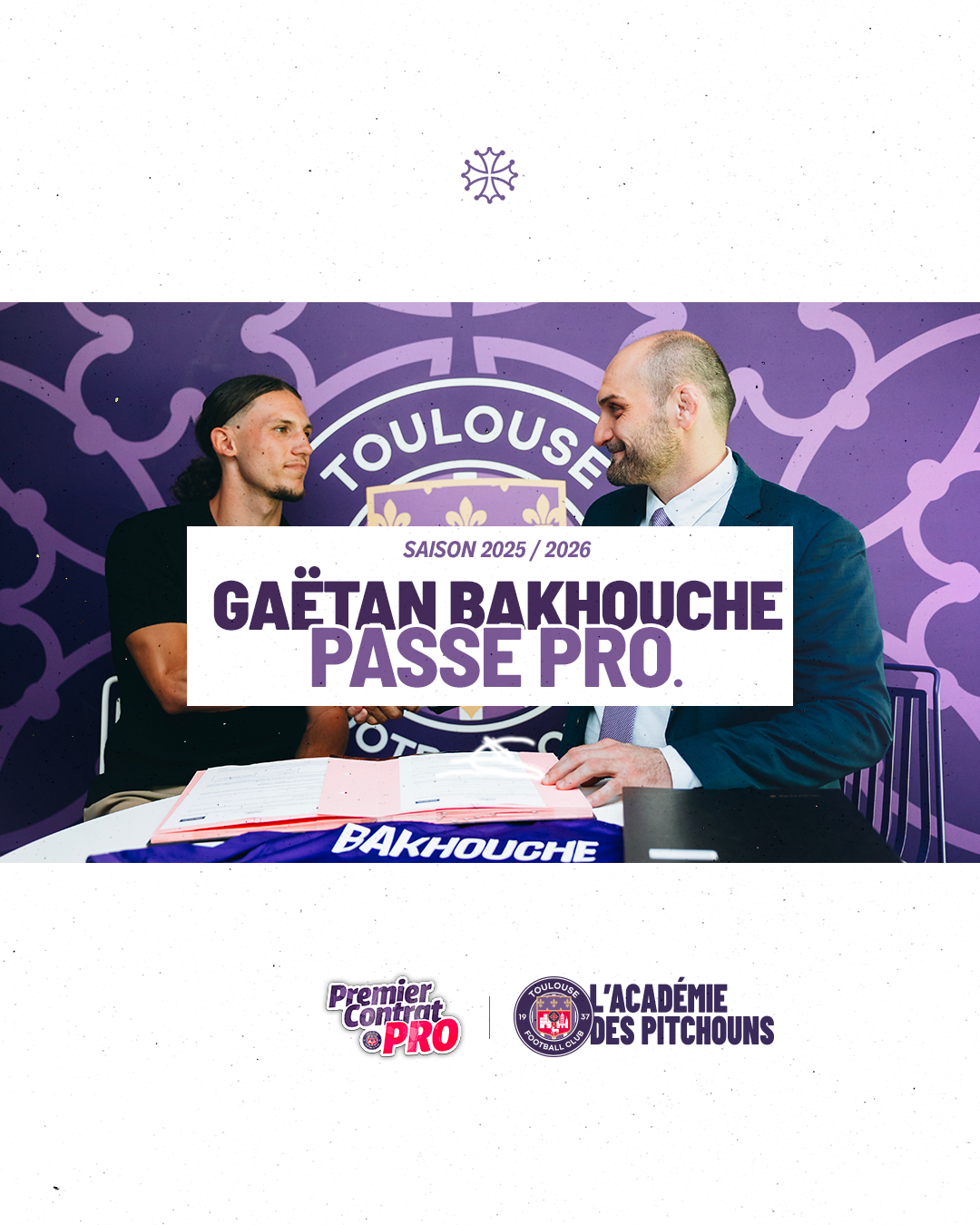 Gaëtan Bakhouche vient de parapher son premier contrat professionnel ...